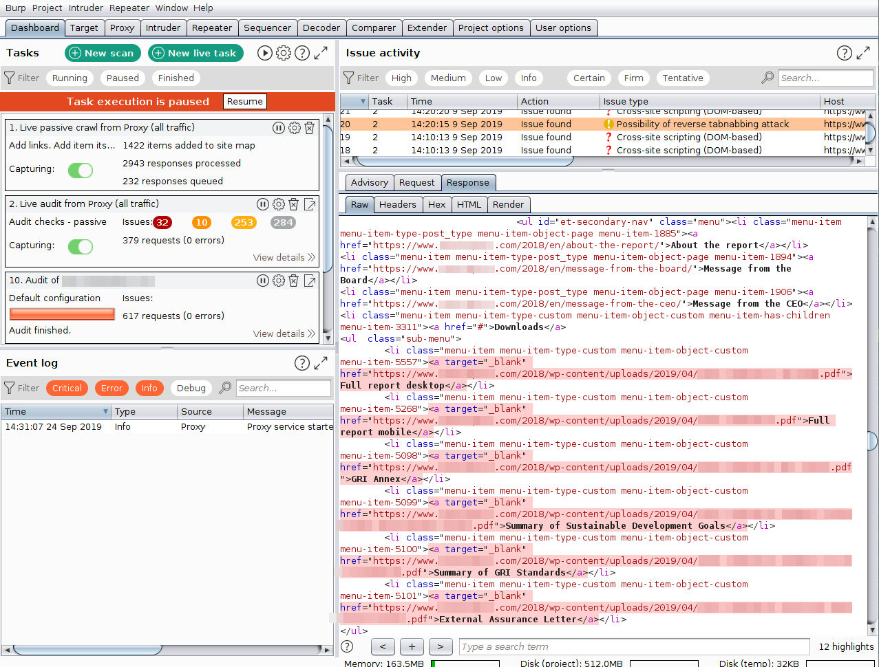 A Burp Plugin That Automates Failure Detection In The Html Development